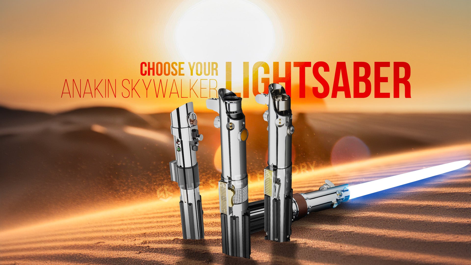 Anakin Skywalker lightsaber - EpIII version – The Saber Factory